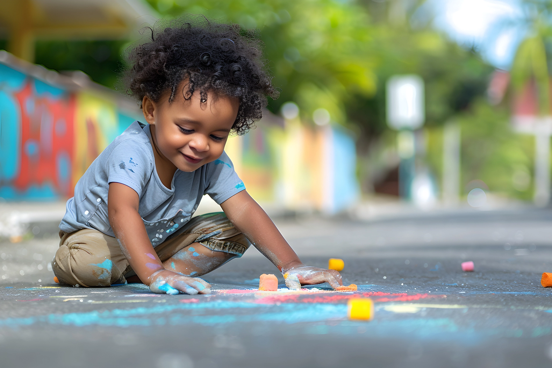 sidwalk chalk shape activities for preschoolers fishcreek | Fish Creek ...